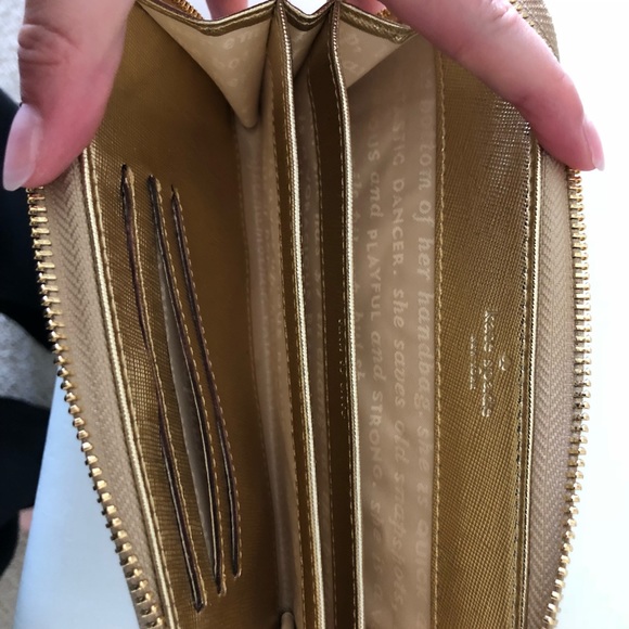 kate spade | Bags | Gold Kate Spade Wallet | Poshmark